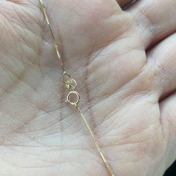 Jewelry | 14k Solid Yellow Gold Box Chain 16 Or 18 Inches | Poshmark
